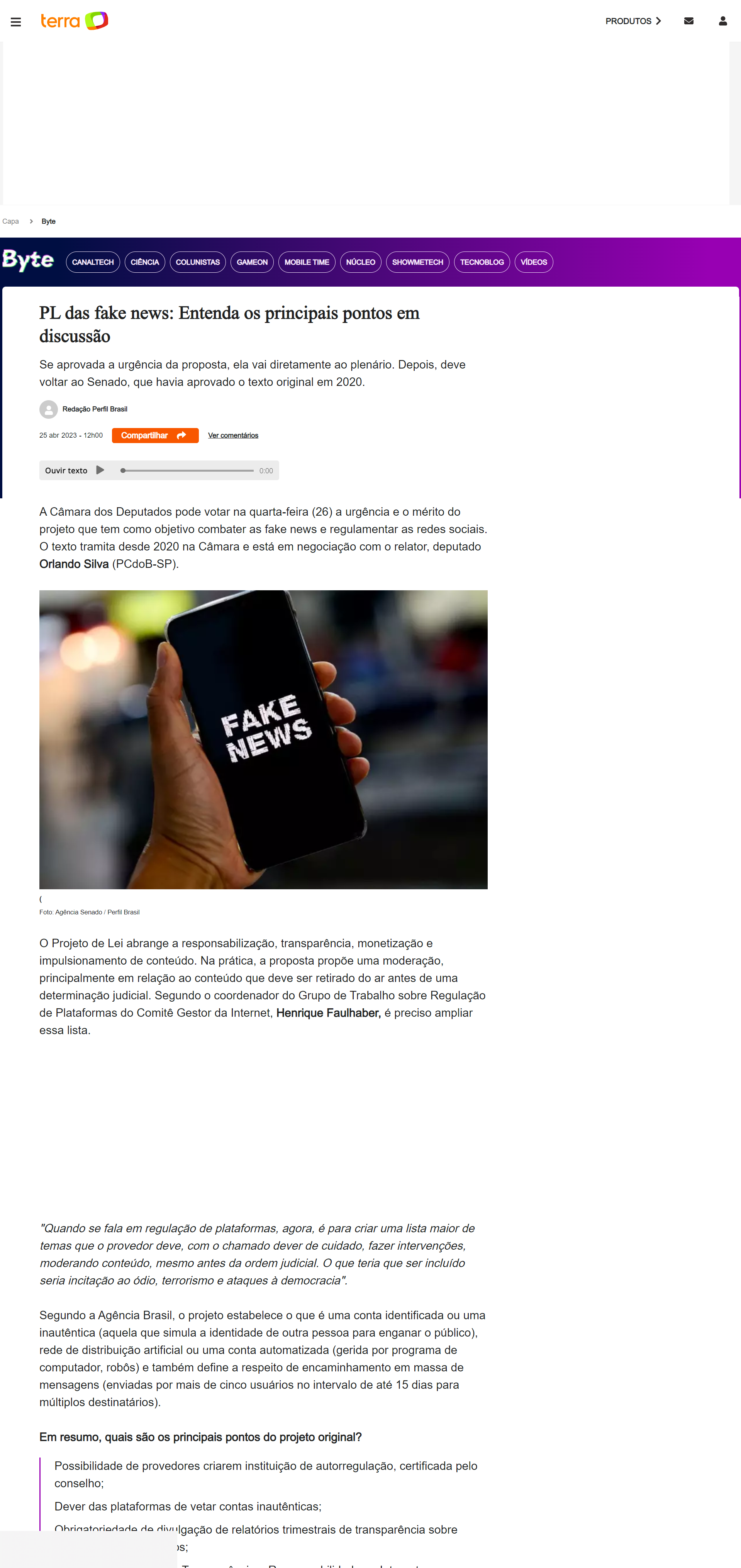 NIC.br - Na Mídia - PL das fake news : Entenda os principais pontos em discussão