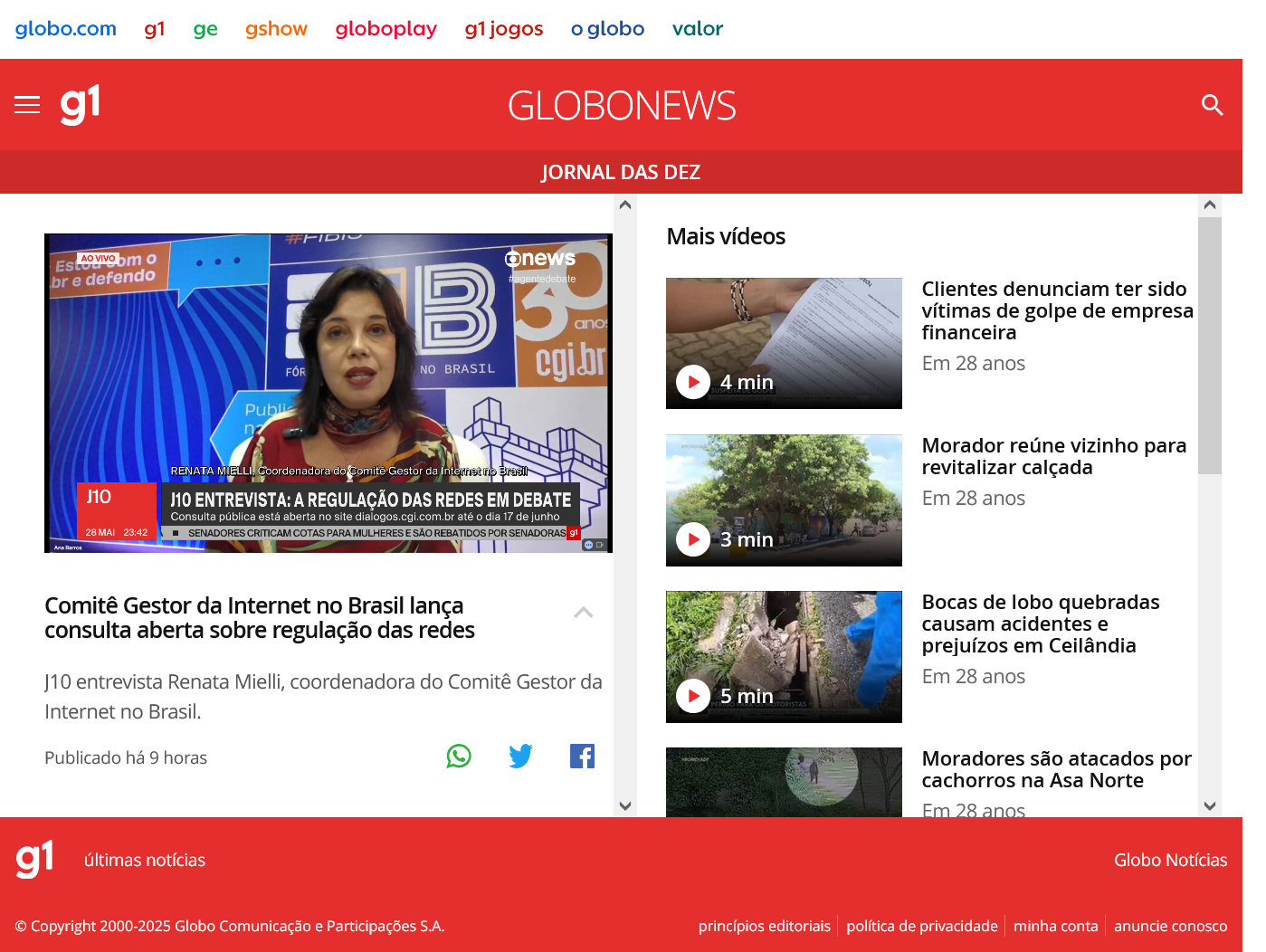 NIC.br - Na Mídia - Comitê Gestor da Internet no Brasil lança consulta ...