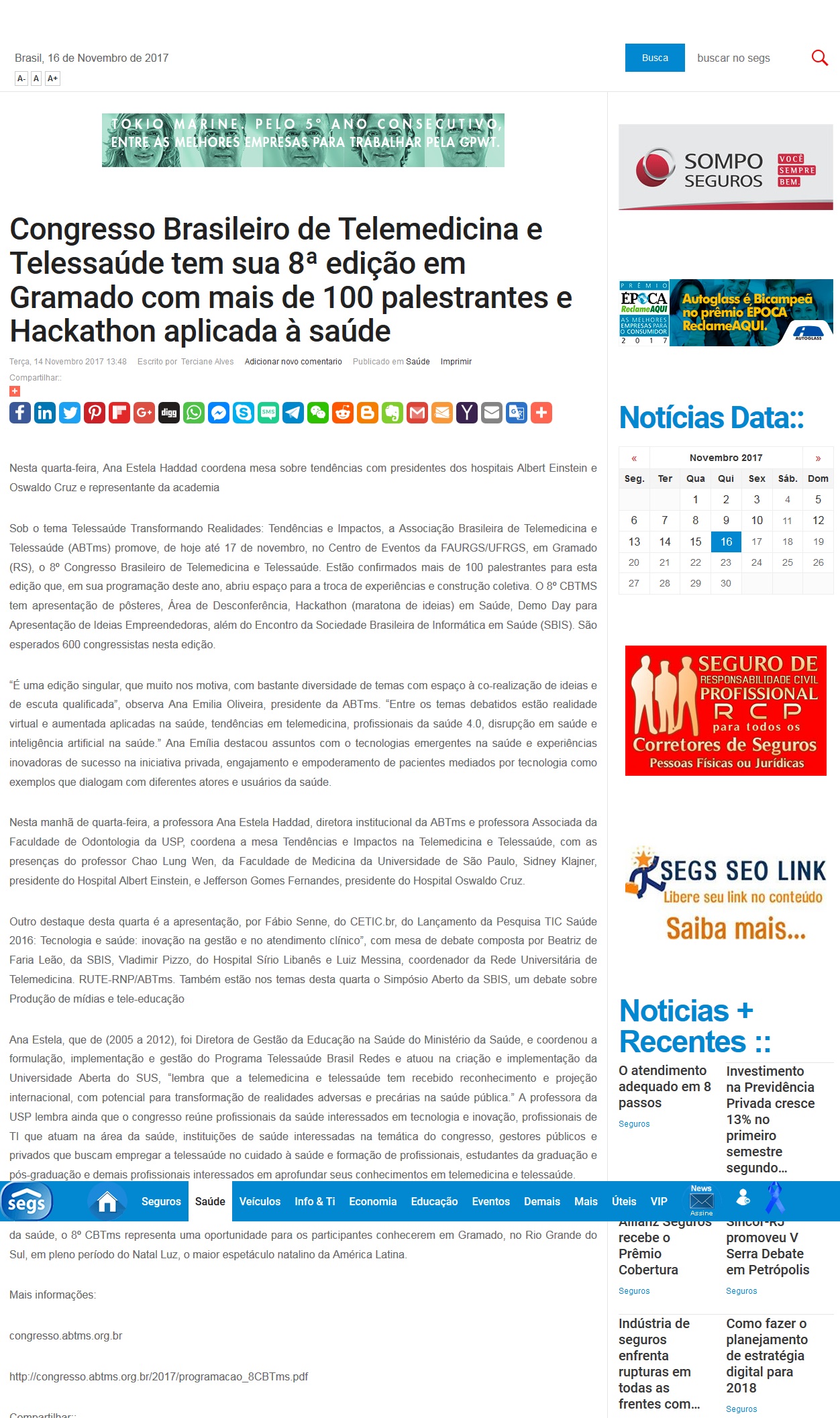 NIC.br - Na Mídia - Congresso Brasileiro de Telemedicina e Telessaúde ...
