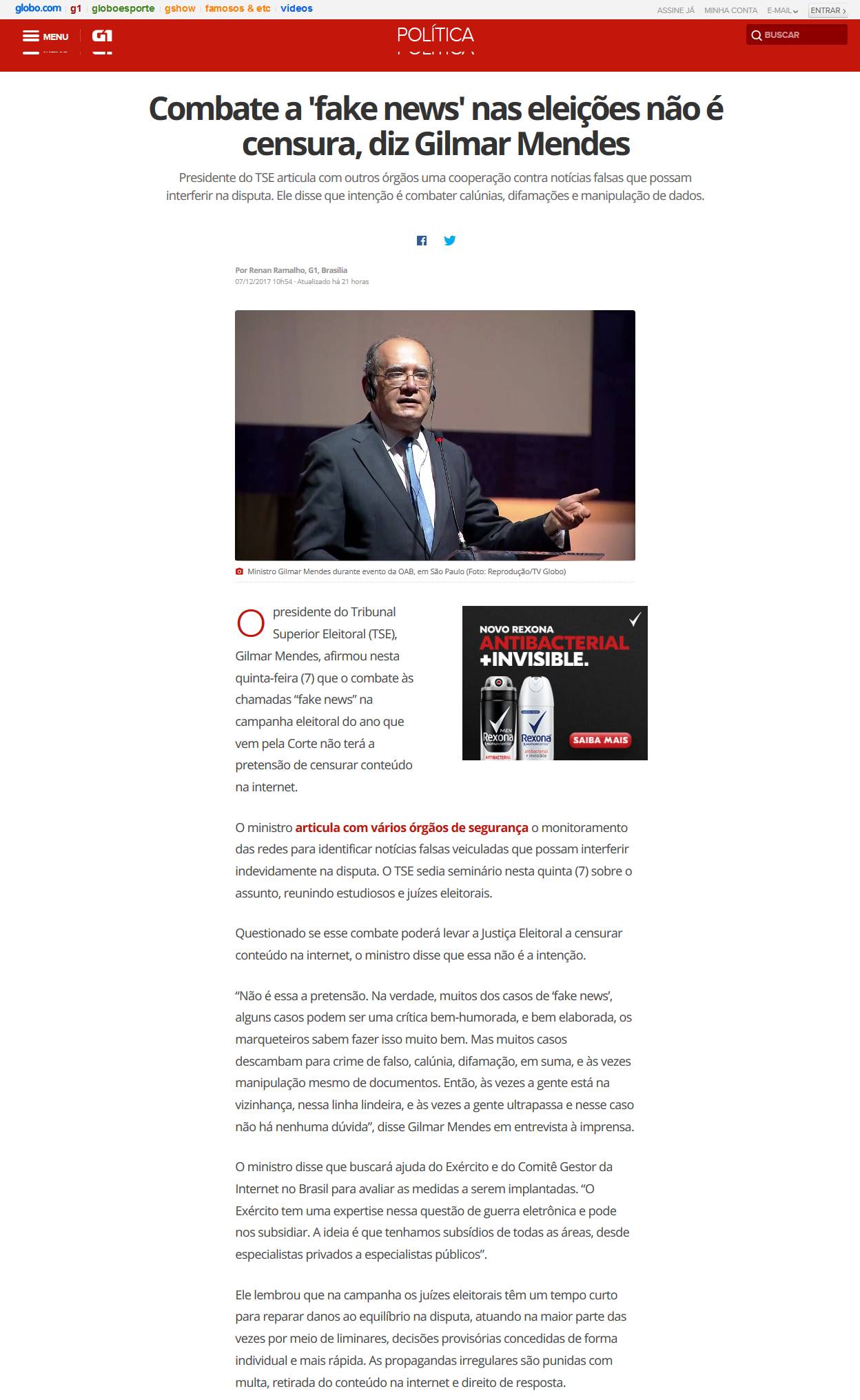 NIC.br - Na Mídia - Combate a 'fake news' nas eleições não é censura ...