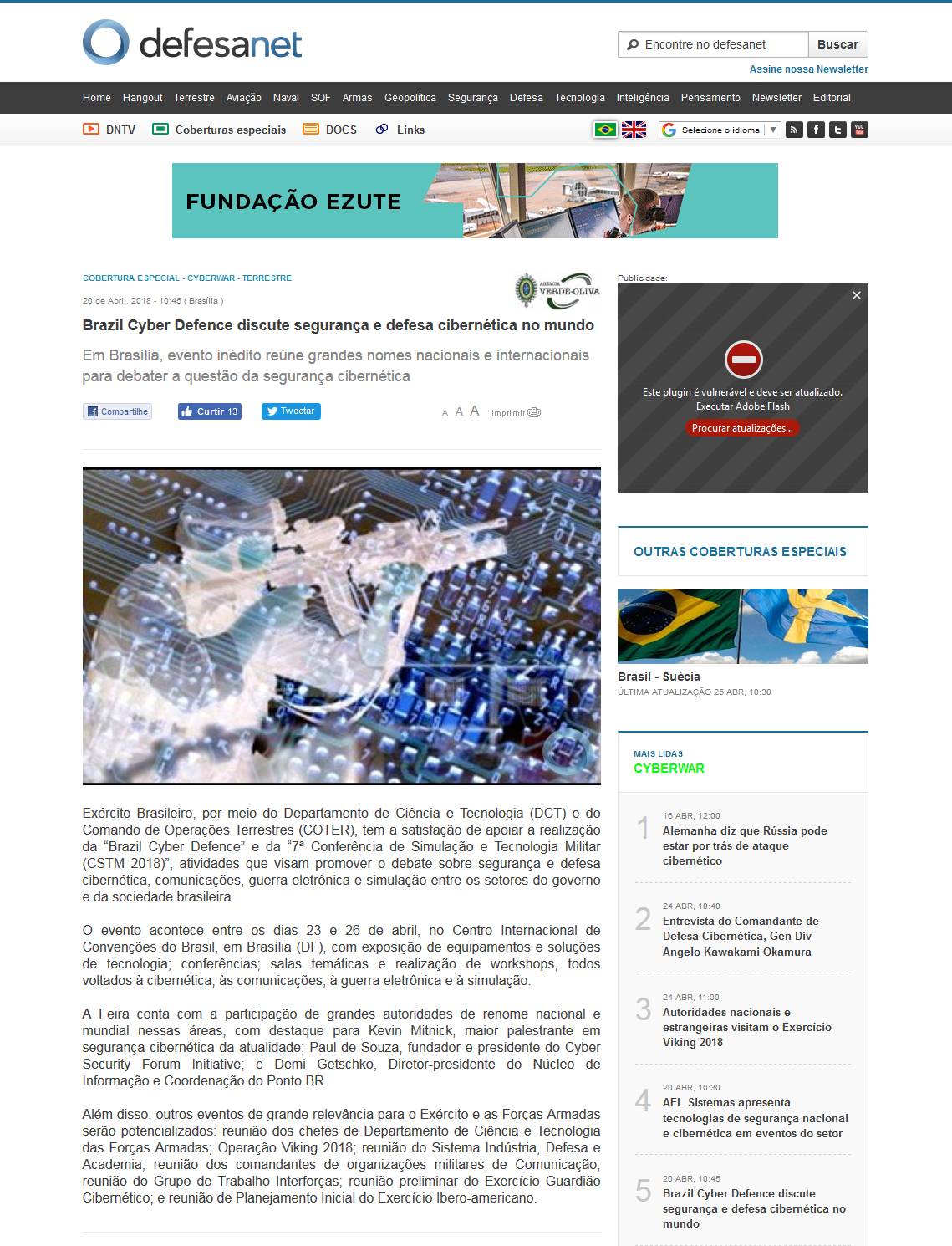 NIC.br - Na Mídia - Brazil Cyber Defence discute segurança e defesa ...