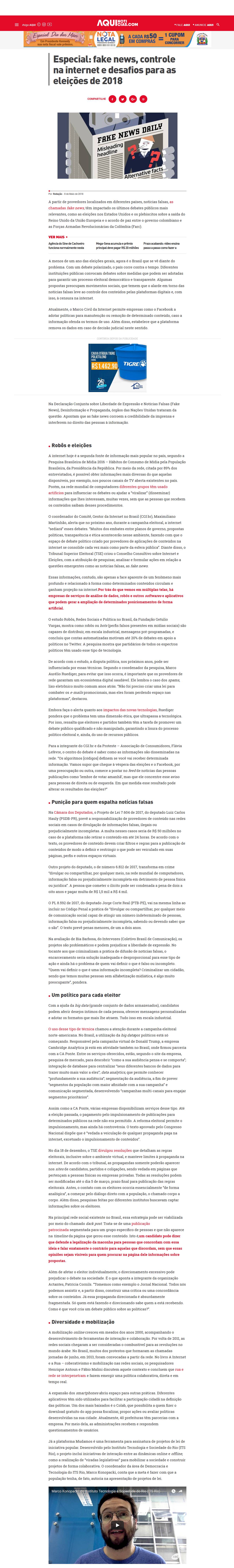 NIC.br - Na Mídia - Especial: fake news, controle na Internet e ...