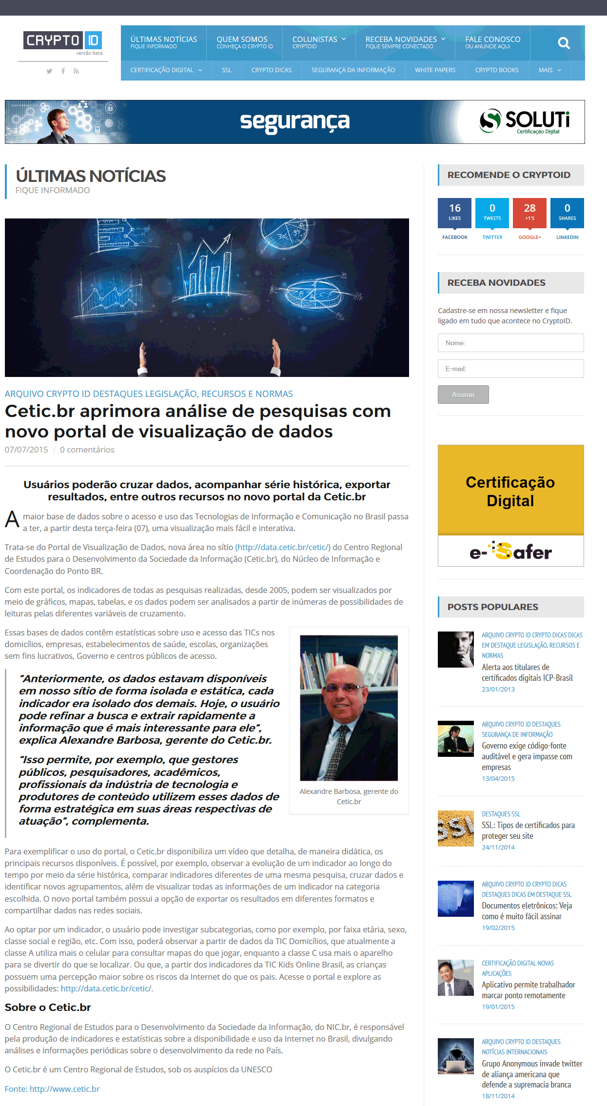 NIC.br - Núcleo de Informação e Coordenação do Ponto BR